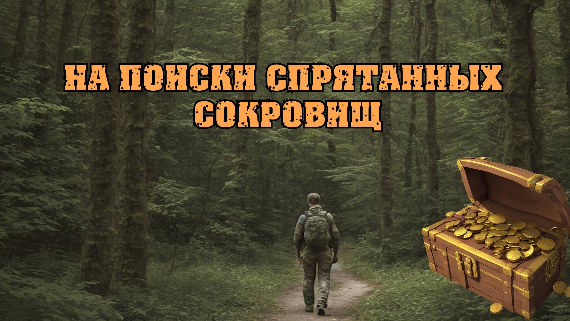 Лесное путешествие кладоискателя. Иду к намеченной цели