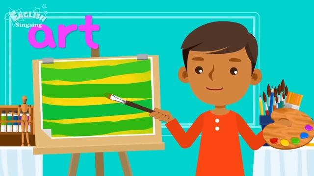 Kids vocabulary - School Subjects - favorite subject