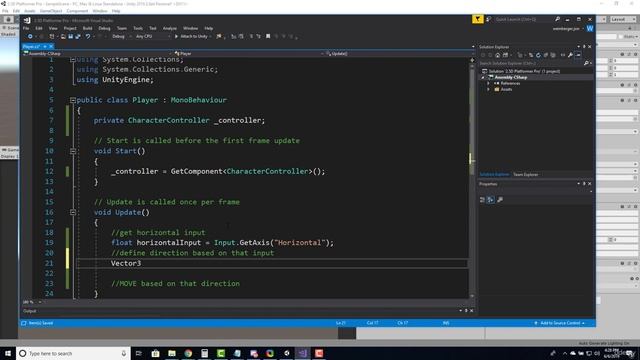 6 -Challenge Review Player Movement Horizontal
