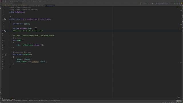 20 -Locking and Unlocking Doors