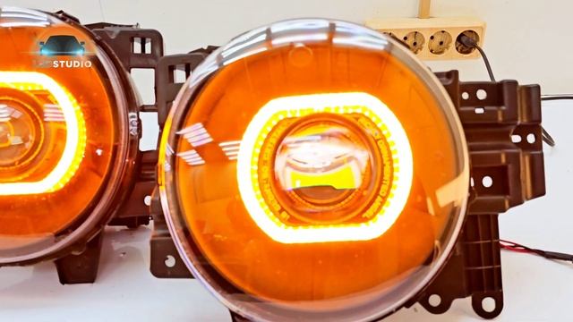 Toyota Fj Cruiser тюнинг кастом фары светодиодные от Ledstudio