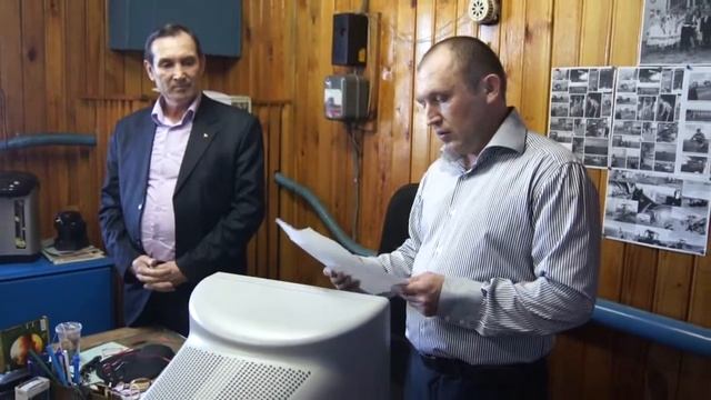 Вручение медалей ветеранам тыла д. Тоскаево 10.03.2015 года