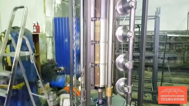 лебедка подъема с вертикальным барабаном