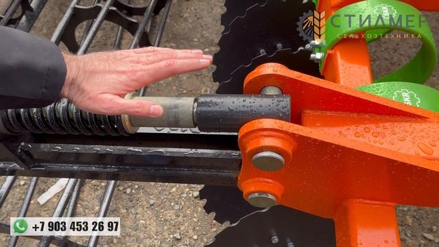 Регулировка катка дискового лущильника СТИЛМЕР