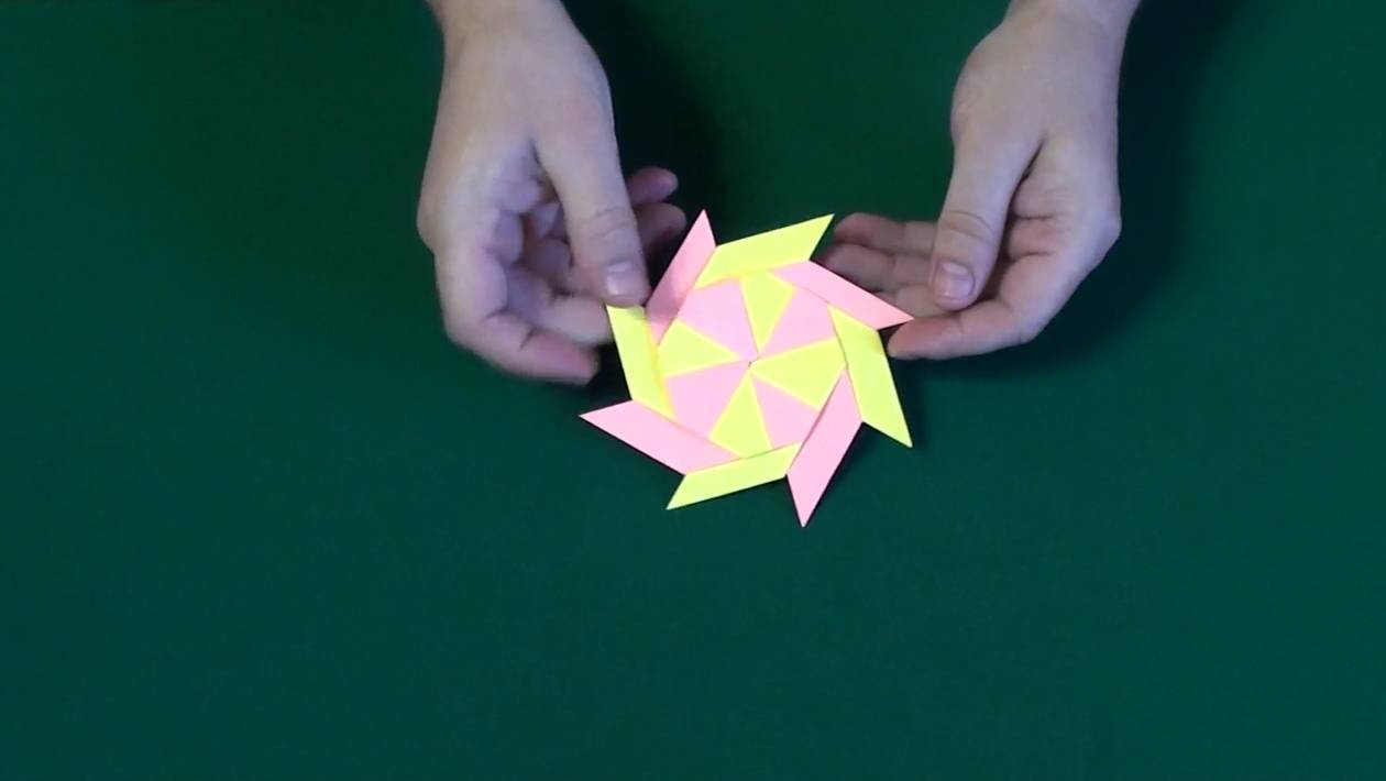 Сюрикен трансформер - оригами