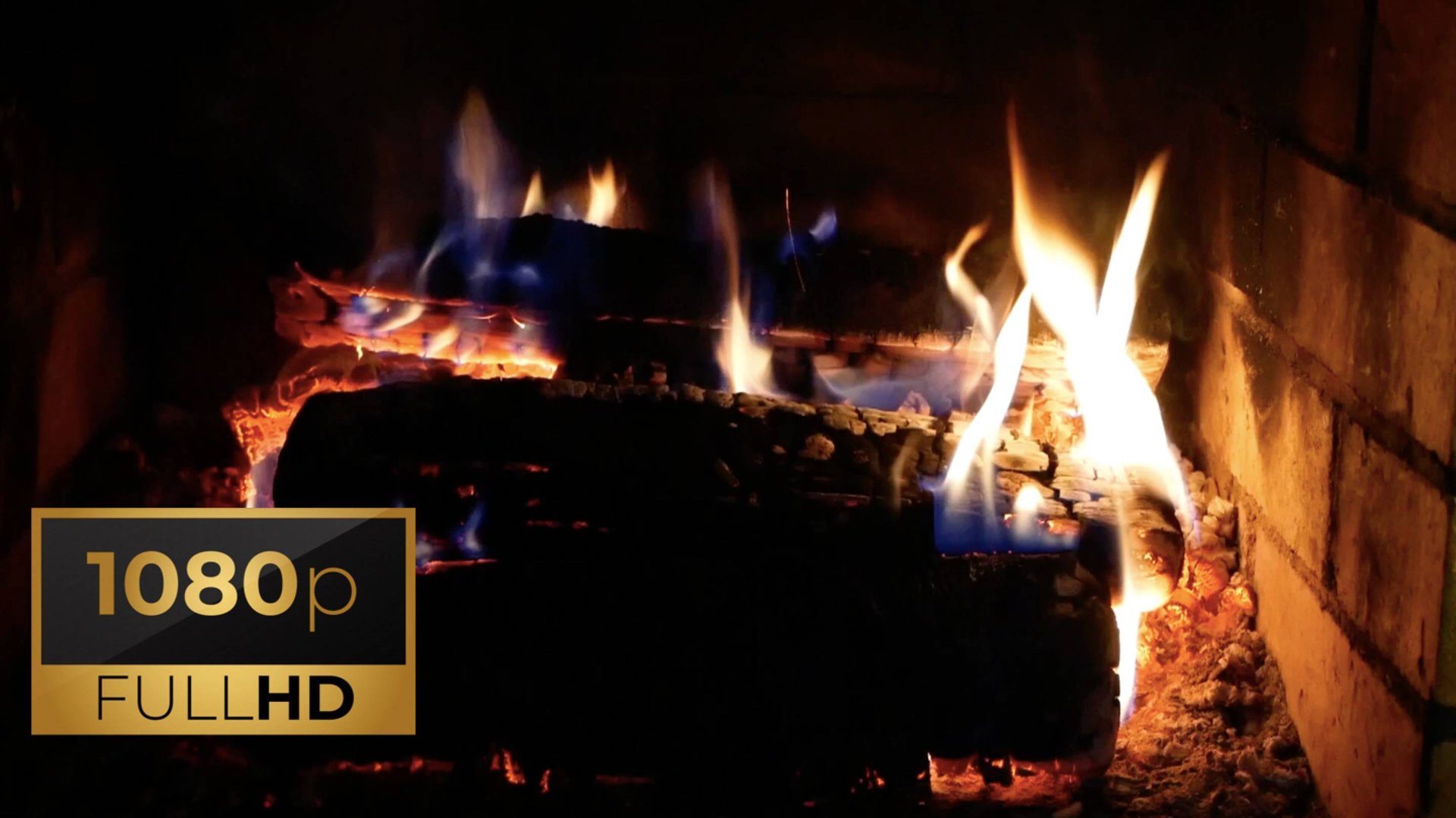 Камин. Расслабляющие звуки огня. / Fireplace. 3 часа. FullHD.