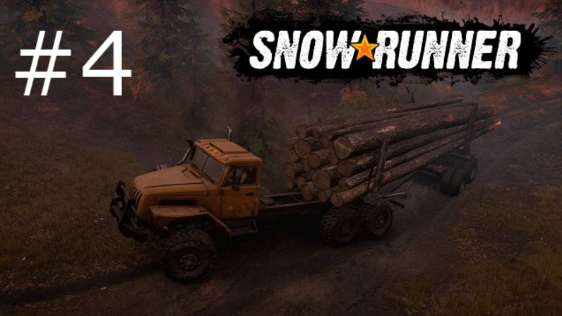 Игра "SnowRunner". Серия 4
