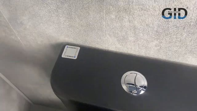 Напольный унитаз черный матовый с бачком Gid Tr2177bm