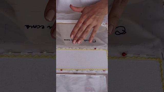 Люневильсккая вышивка. Закладка, часть 3