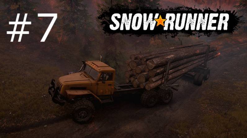 Игра "SnowRunner". Серия 7
