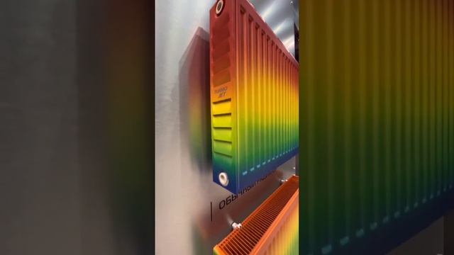 Стальной панельный радиатор отопления #RoyalThermo с технологией Turbo Jet: тепловая карта сравнение