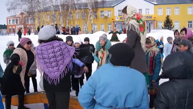 5 "б" класс ЯСОШ на проводах зимы 28 февраля 2014 года