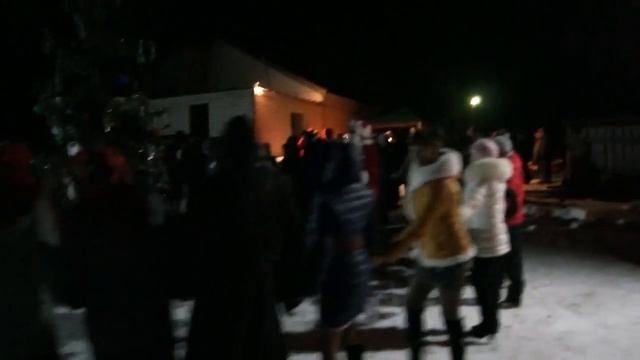 Ёлка в Тоскаево 31 декабря_2013 года