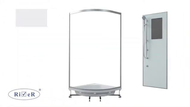 Инструкция по установке душевых кабин TEMZA с полукруглым поддоном