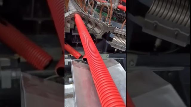 Как делают гофро-трубу #гофра #труба #pipe