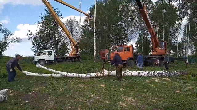 Уборка территории кладбища д. Тоскаево 18 мая 2019 года