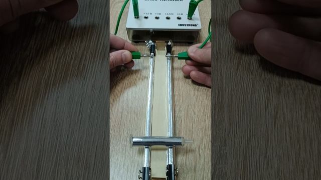 Тележка Эйхенвальда #physics #experiment #science #shorts