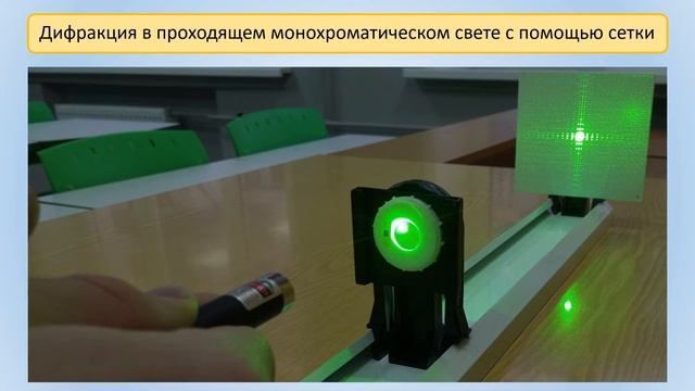 Наблюдение дифракции