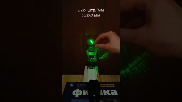 Дифракция монохроматического света #physics #experiment #science #shorts