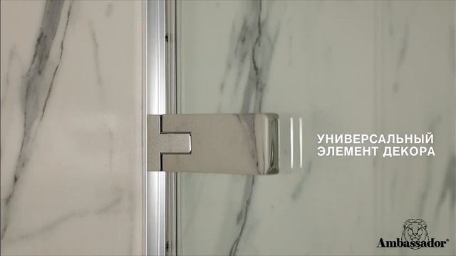 Душевой уголок Ambassador Abner 10011101L 90x90 см