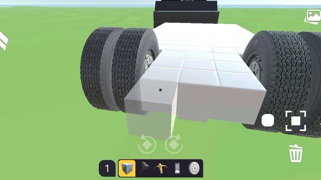 строим фуру и прицеп с машиной