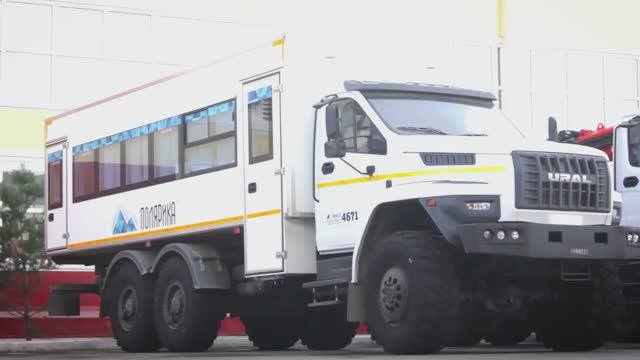 Обзор вахтового автобуса Полярика на шасси Урал Next (модель Borus 4671)