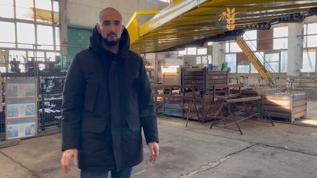 Режущий аппарат безрядковой подсолнечниковой жатки СТИЛМЕР