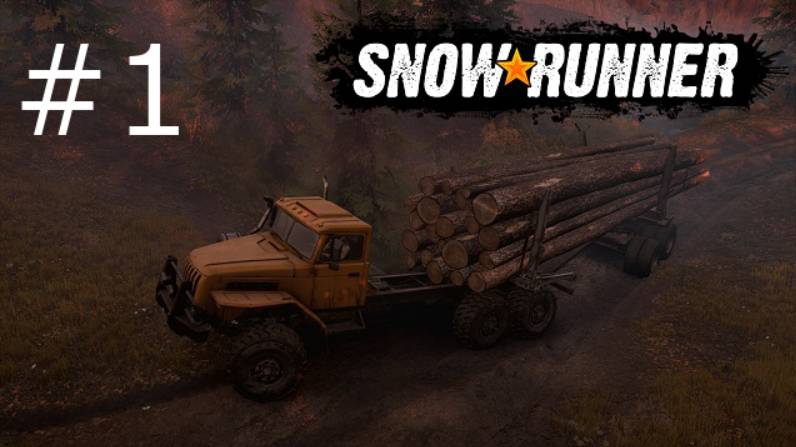 Игра "SnowRunner". Серия 1