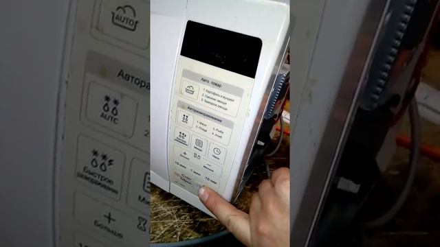 НЕИСПРАВНОСТЬ МИКРОВОЛНОВКИ LG