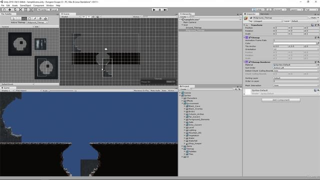 7 -Creating Midground Cavern