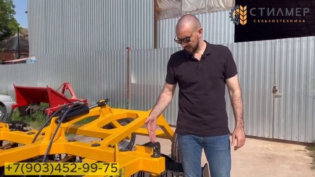 Обслуживание и конструктив стойки дисковой бороны Стилмер