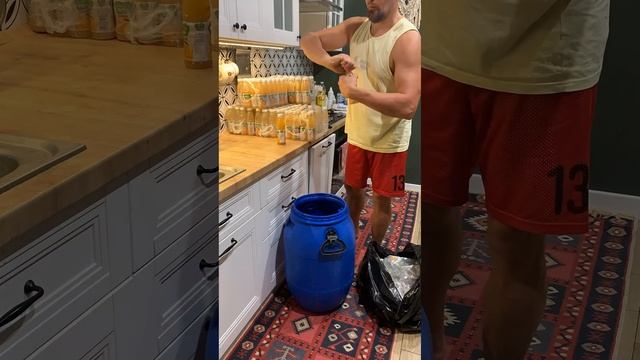 #брага из 45 литров сока #манго