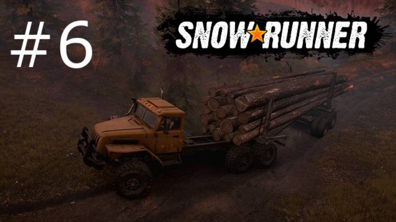 Игра "SnowRunner". Серия 6