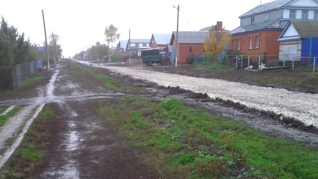 Продолжение строительства дороги в Тоскаево от 12 октября 2013 года
