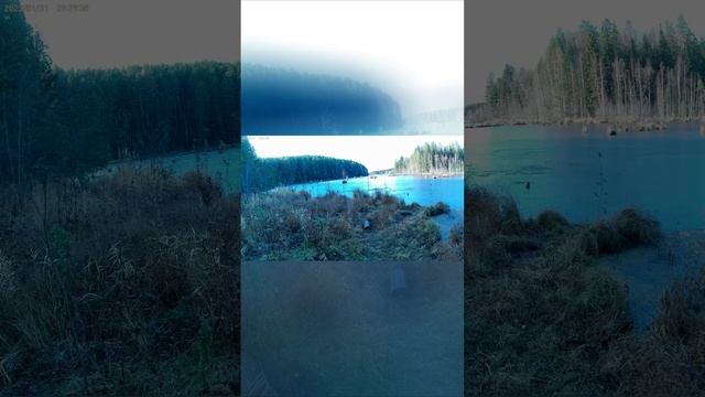 Шесть рыбаков на первом льду