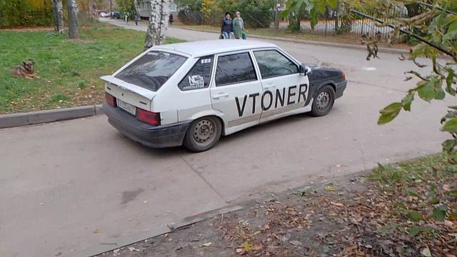 ВАЗ 2114 жестко Хасана дала