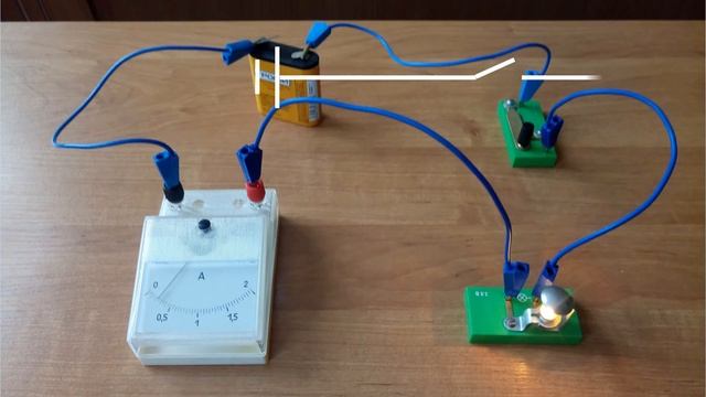 1 - Лабораторная работа. Сборка электрической цепи и измерение силы тока в её различных участках