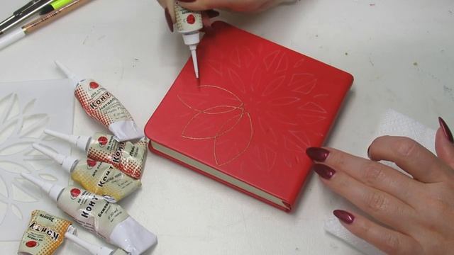 Точечная роспись ежедневника!