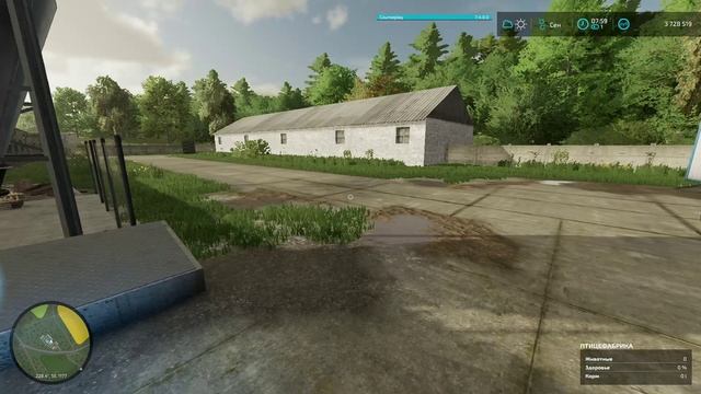 Farming Simulator 22 ЗАО Суворовское. Куры и посадка поля. #6