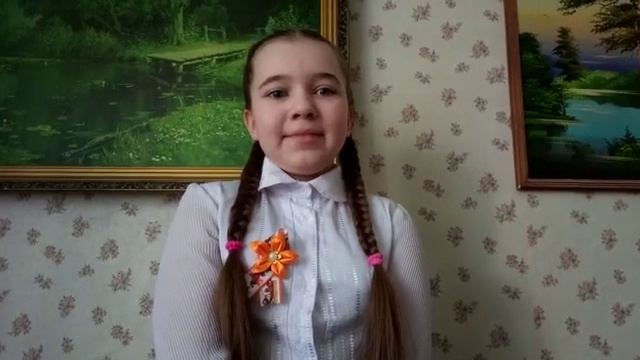 Поздравление с 9 мая. Читает Катя Писемская. 8 лет