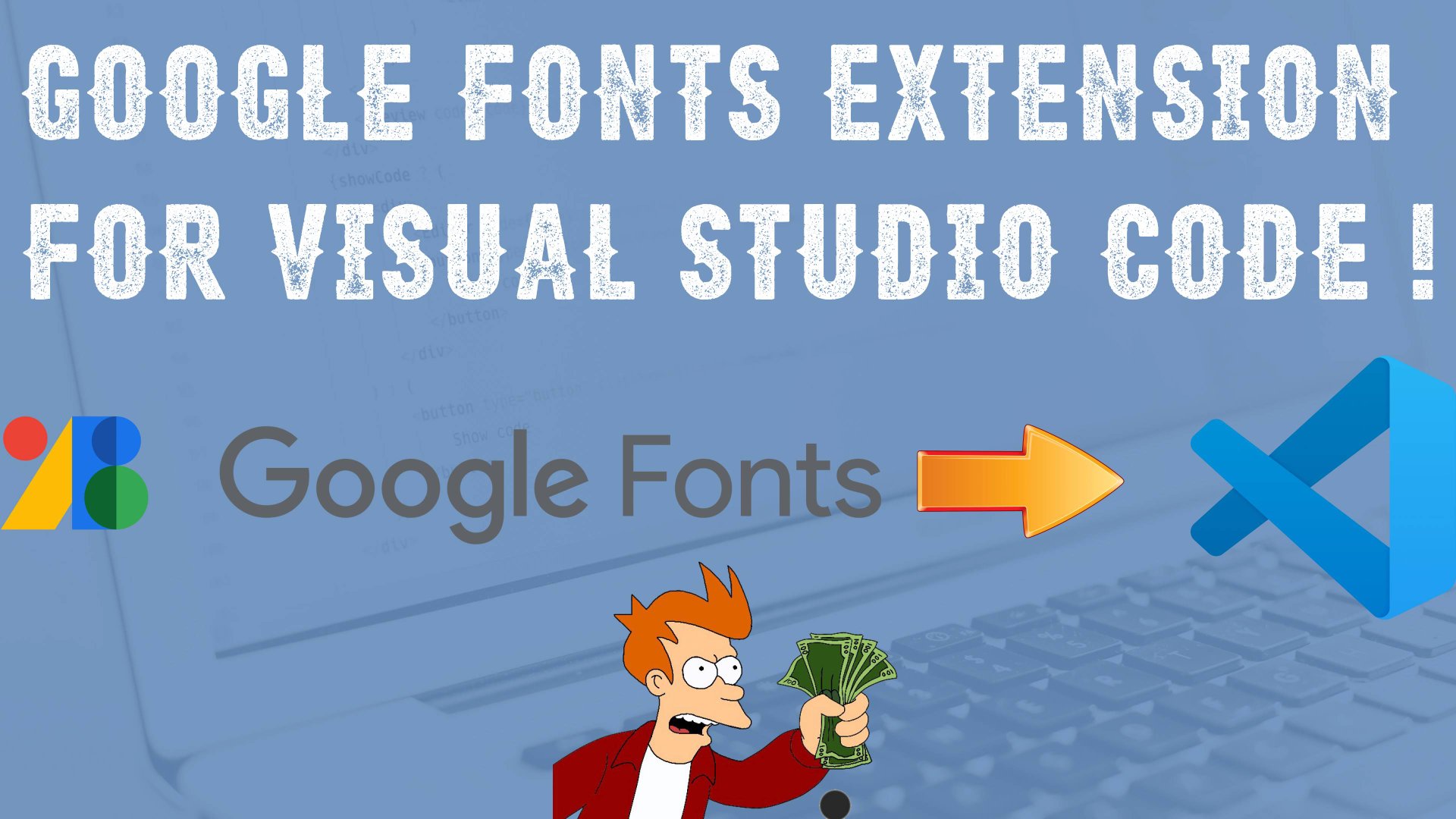 Подключаем шрифты Google fonts используя расширение Visual Studio Code