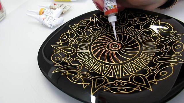 РОСПИСЬ ТАРЕЛОЧКИ. МАСТЕР КЛАСС!!!