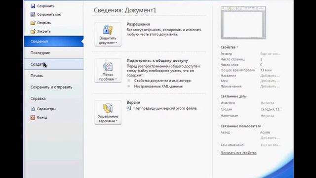 Обзор программы Word 2010