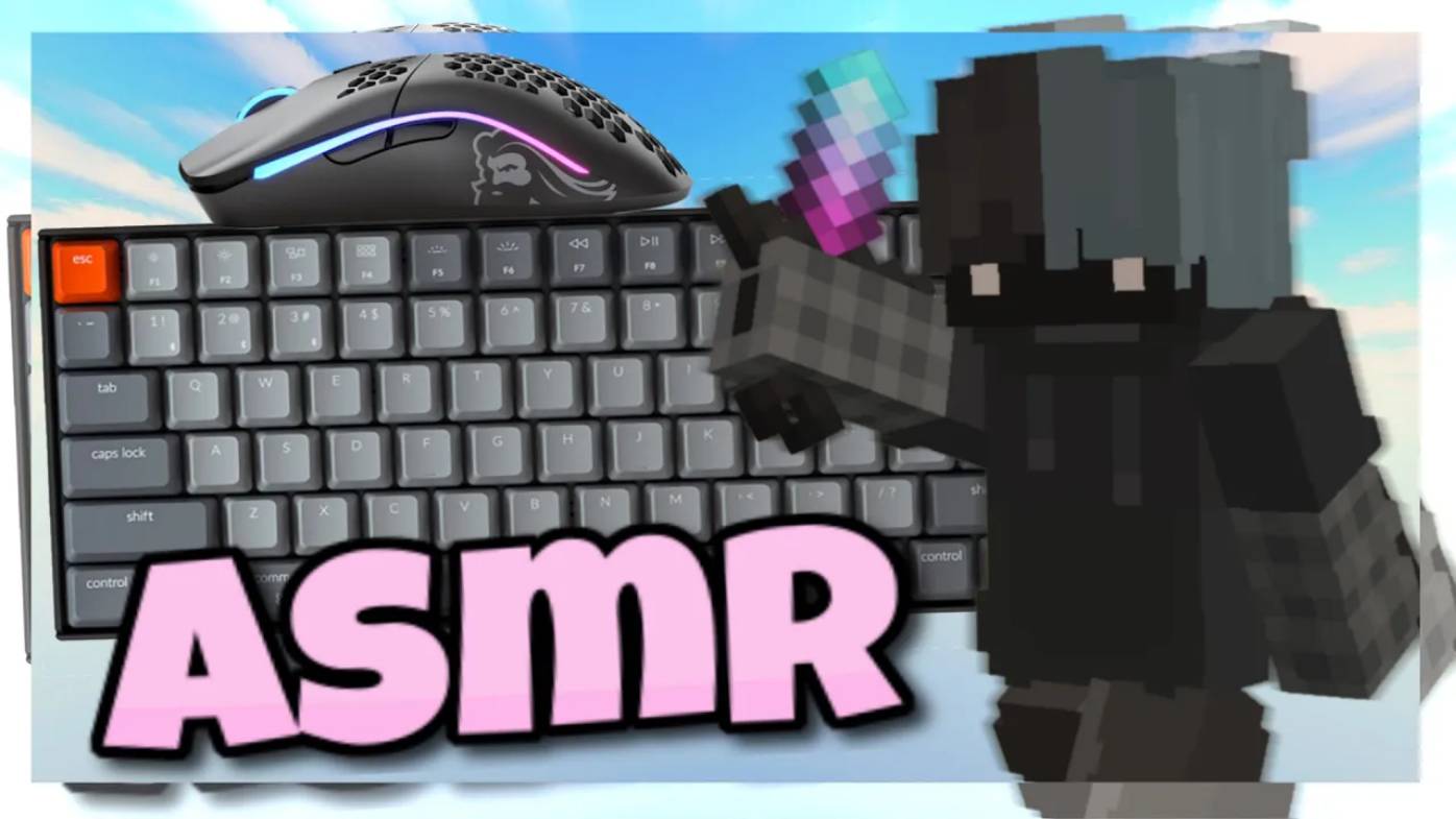 АСМР БЕДВАРС МАЙНКРАФТ 1.8.9 #bedwars #hypixel #asmr #АСМР КЛАВИАТУРА + МЫШКА