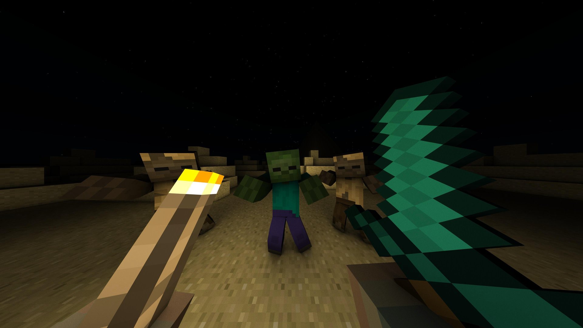 Выполняю задания от Китти в майнкрафте