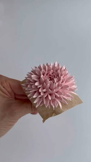 Как создавать розовый цвет в зефирной флористике? 💖