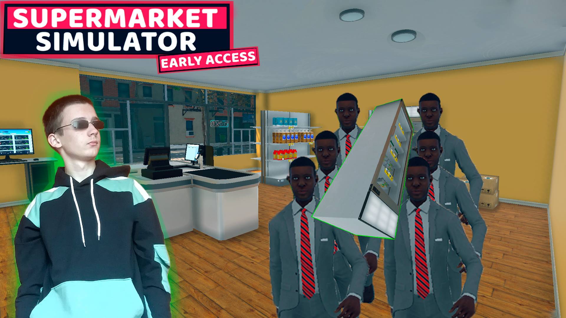 ОБОКРАЛИ и ОФОРМИЛИ КРЕДИТ. [Supermarket Simulator Game]