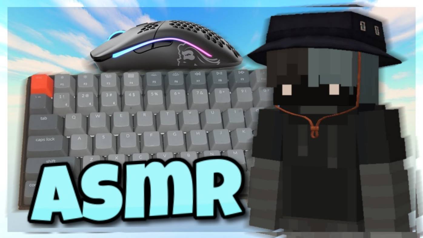 АСМР БЕДВАРС МАЙНКРАФТ 1.8.9 #bedwars #hypixel #asmr #АСМР КЛАВИАТУРА + МЫШКА