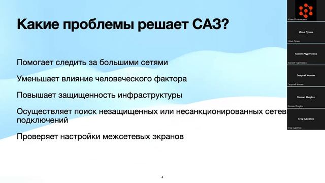 Средства защиты информации. САЗ. (Жеглов Роман КИ20-02.1Б)