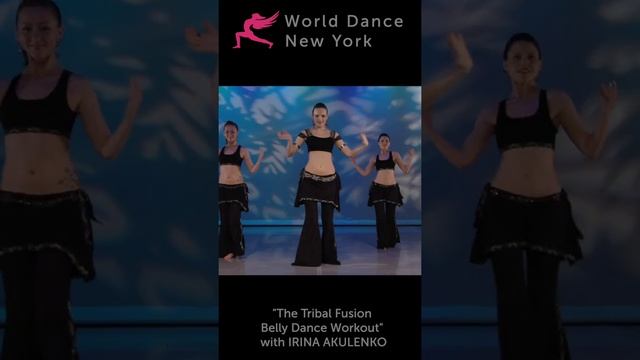 The Belly Dance Tribal Fusion Workout instant video/DVD with Irina - WorldDanceNewYork.com #shorts